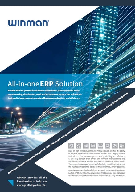 ERP Software Overview Brochure